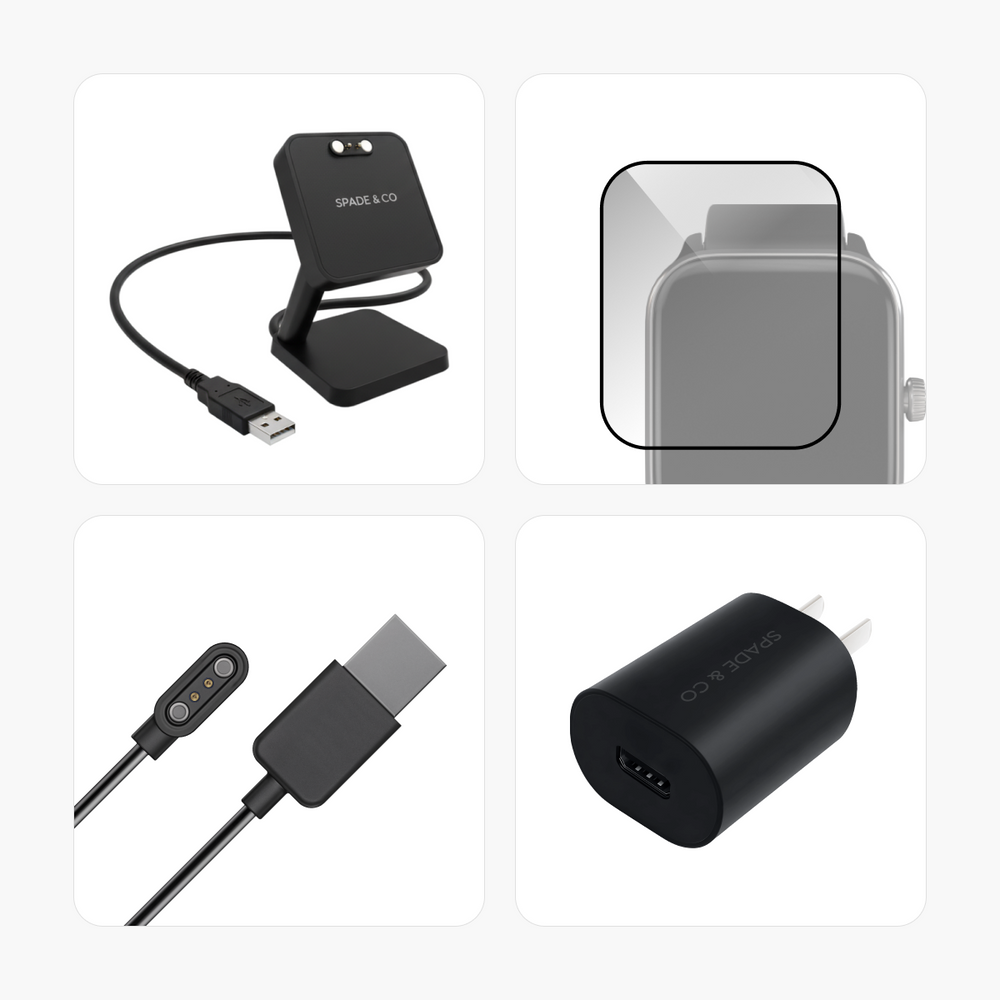 Power & Protect Bundle for Health Smartwatch 4 – Spade & Co